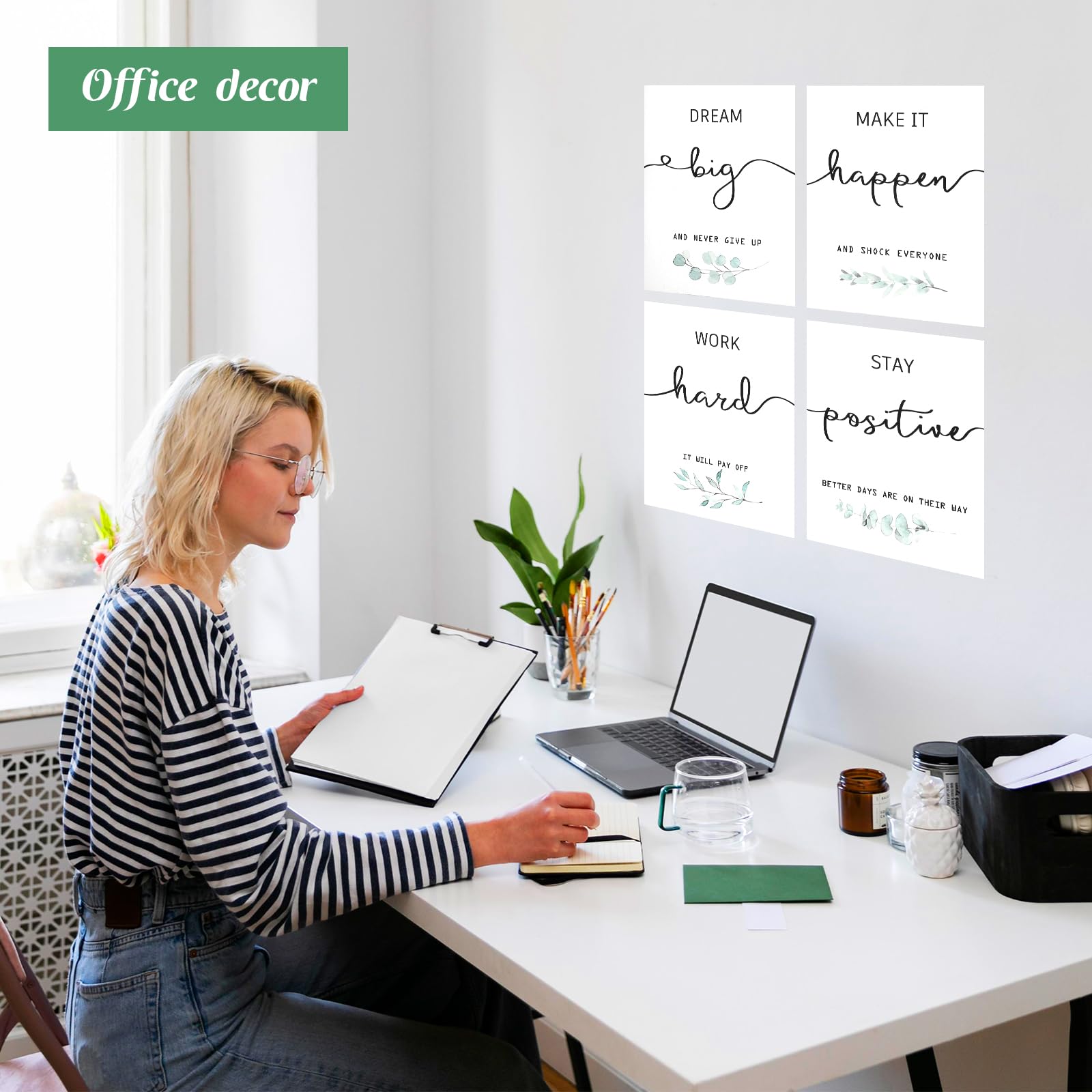 Snapklik.com : Motivational Posters Office Decor, Unframed ...