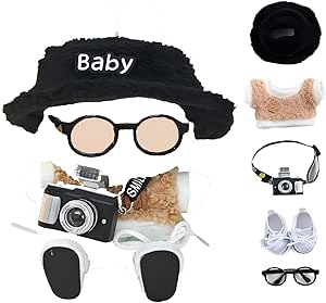 Amazon.com: Clothes for labub, 5-Piece 17cm Clothes for labub Set with ...
