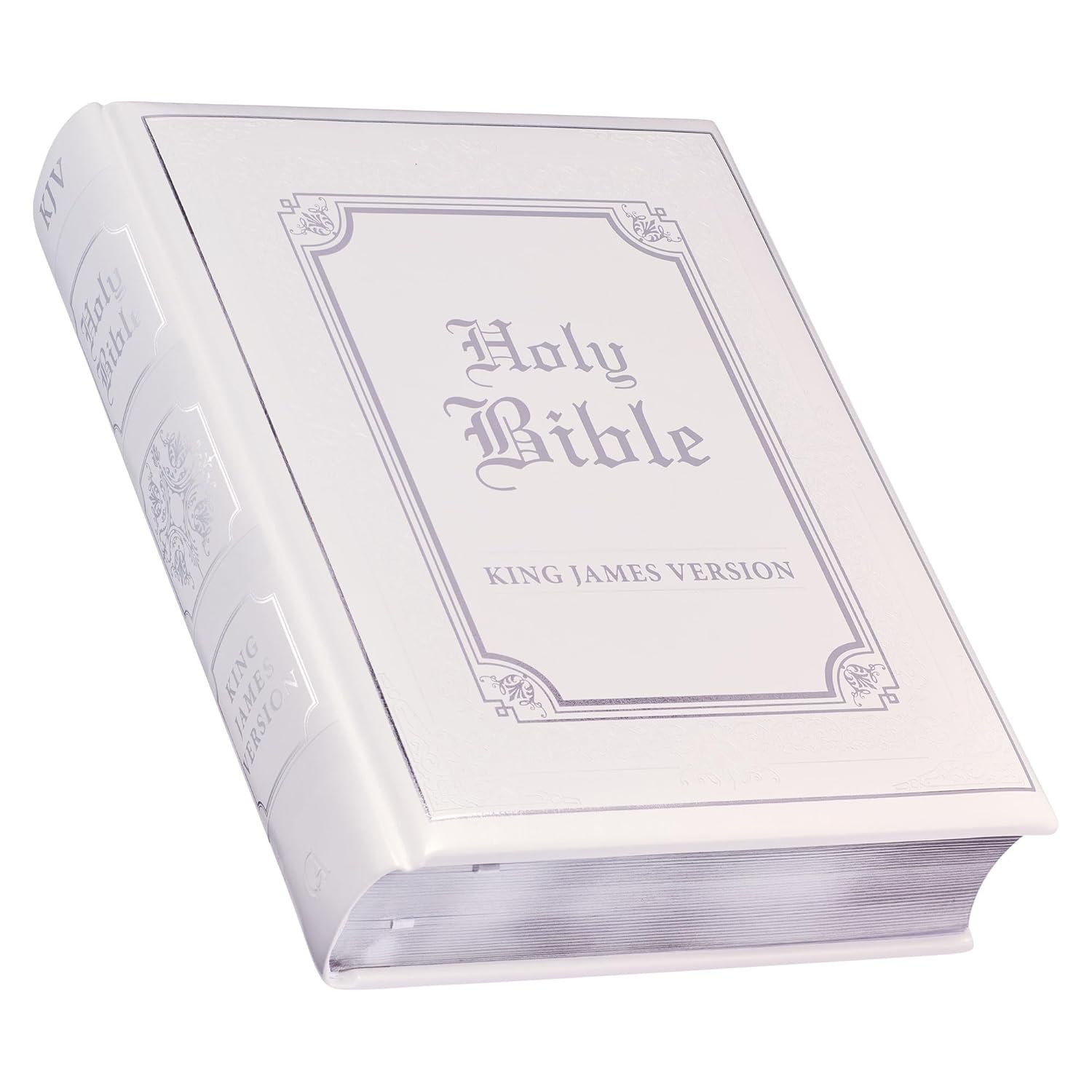 KJV Holy Bible, Classically Illustrated Heirloom Family Bible, Faux ...