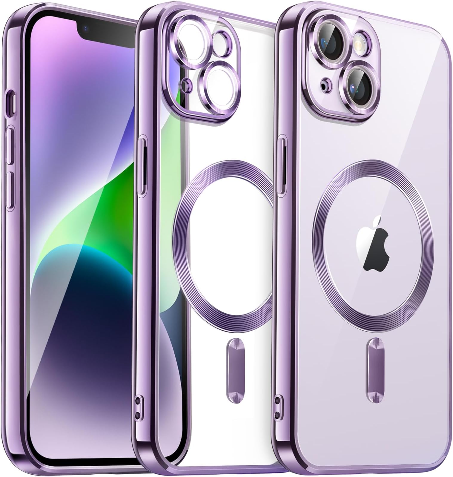 JETech Funda Suave Claro para iPhone 14 Plus 6.7 Pulgadas, Lente Cámara ...