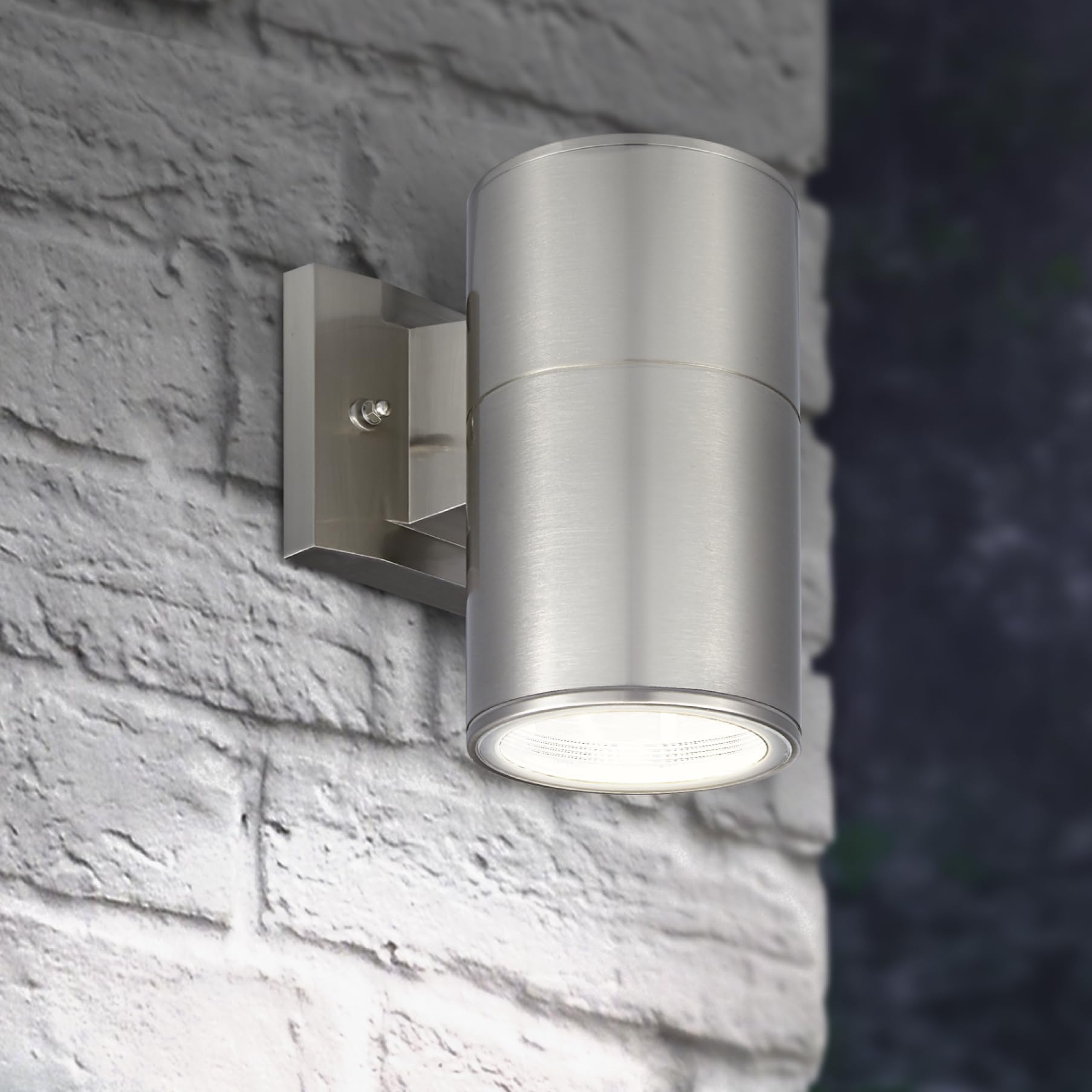 ASD 1-Way Round Cylinder Wall Light Fixture | 60W E26 Socket 120V ...