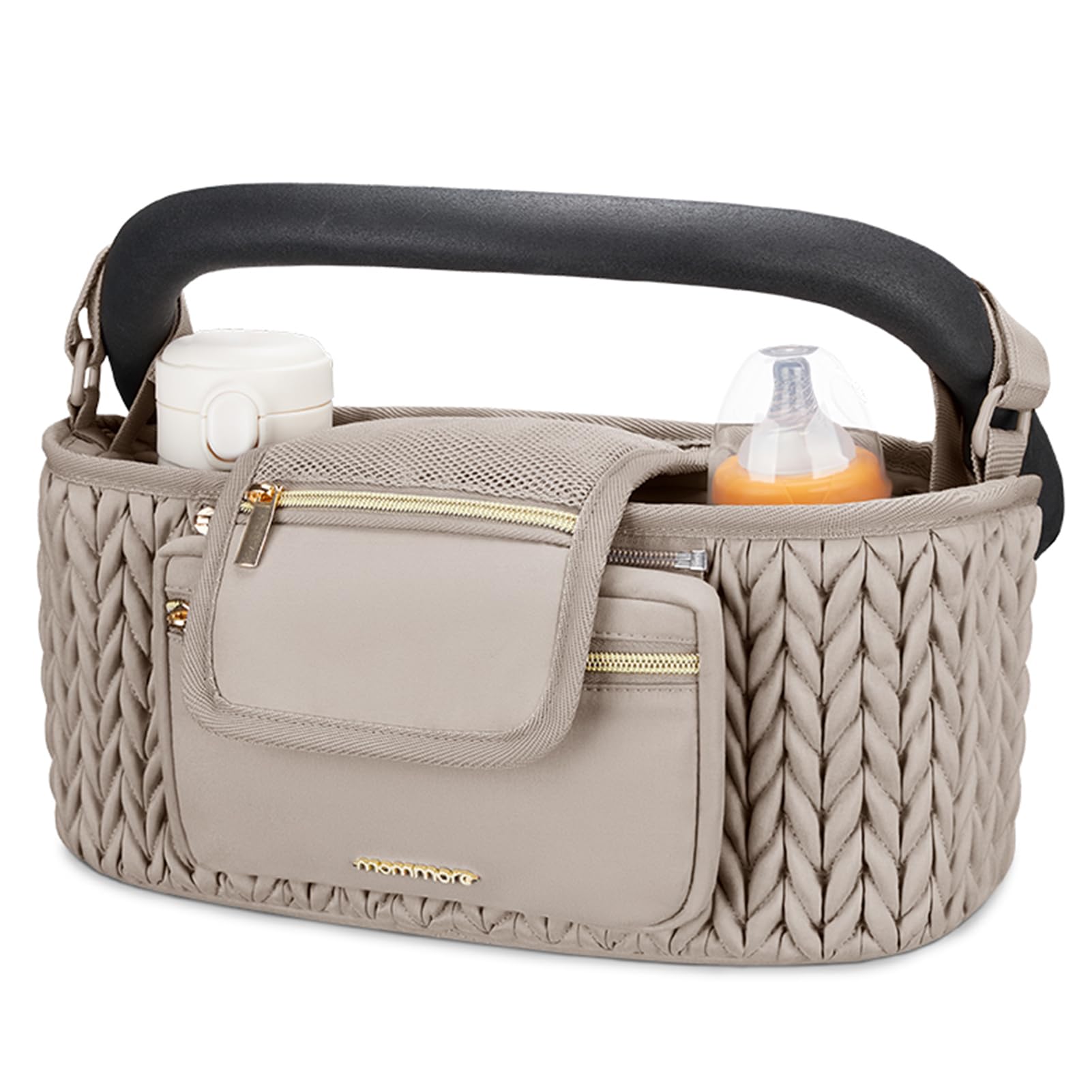 Amazon.com: mommore Stroller Organizer with Insulated Cup Holders ...