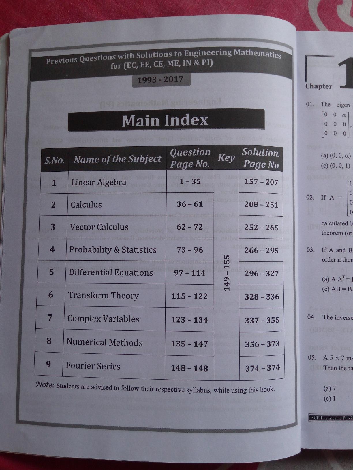 Buy GATE ESE 2018 Engineering mathematics, ECE,EEE,INST,MECH,CE,PI, 25 ...