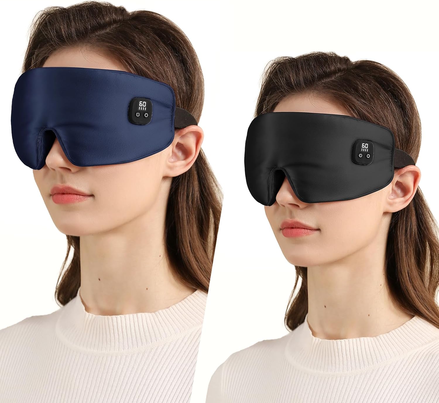 Amazon.com: Aroma Season Silk Heated Eye Mask Cordless, 1500mAh Warm ...