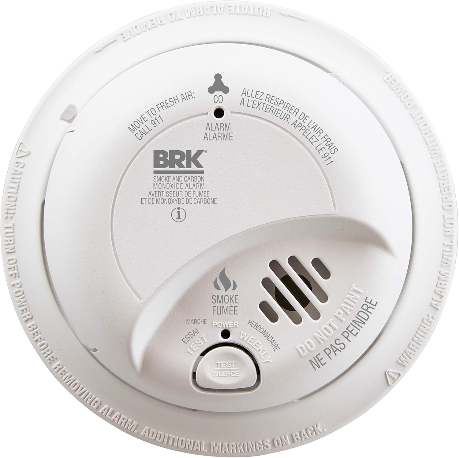 First Alert SC9120BA Hardwire Smoke & Carbon Monoxide Alarm ...