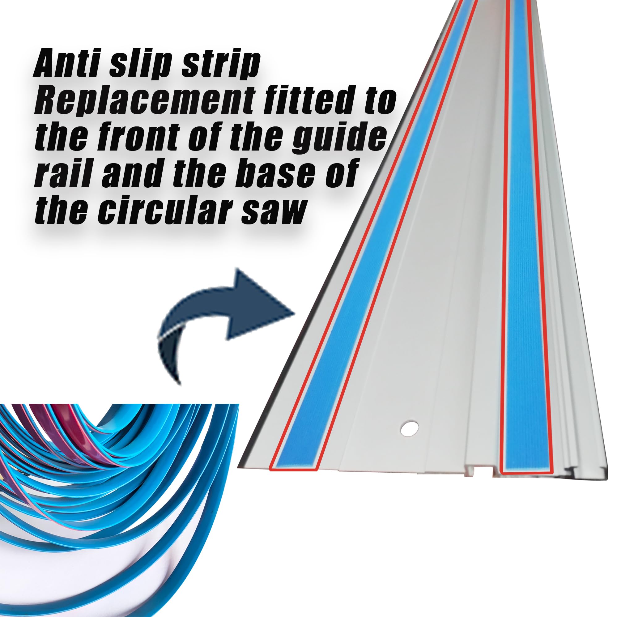 Snapklik.com : Festool Guide Rails Slip Resistant Strip Antiskid Bar ...