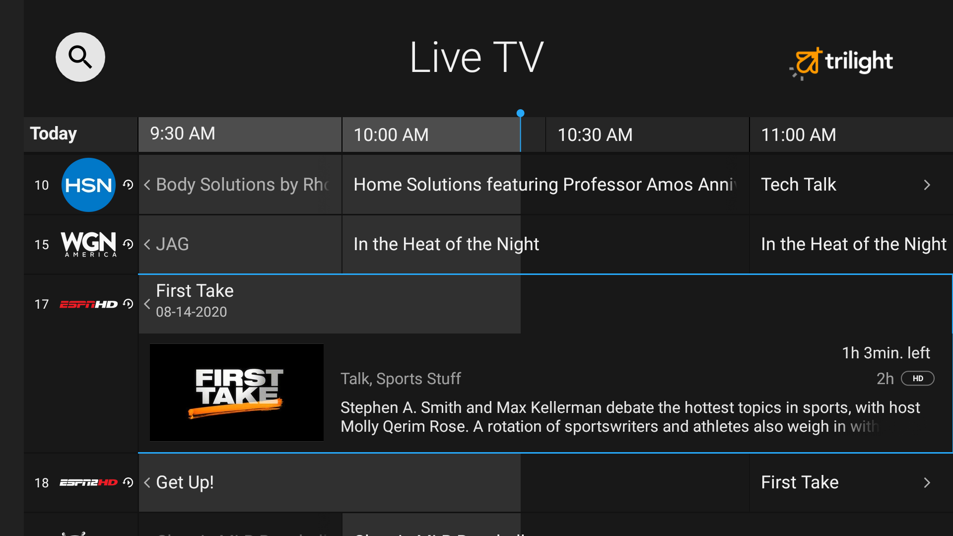 Trilight TV - App on Amazon Appstore