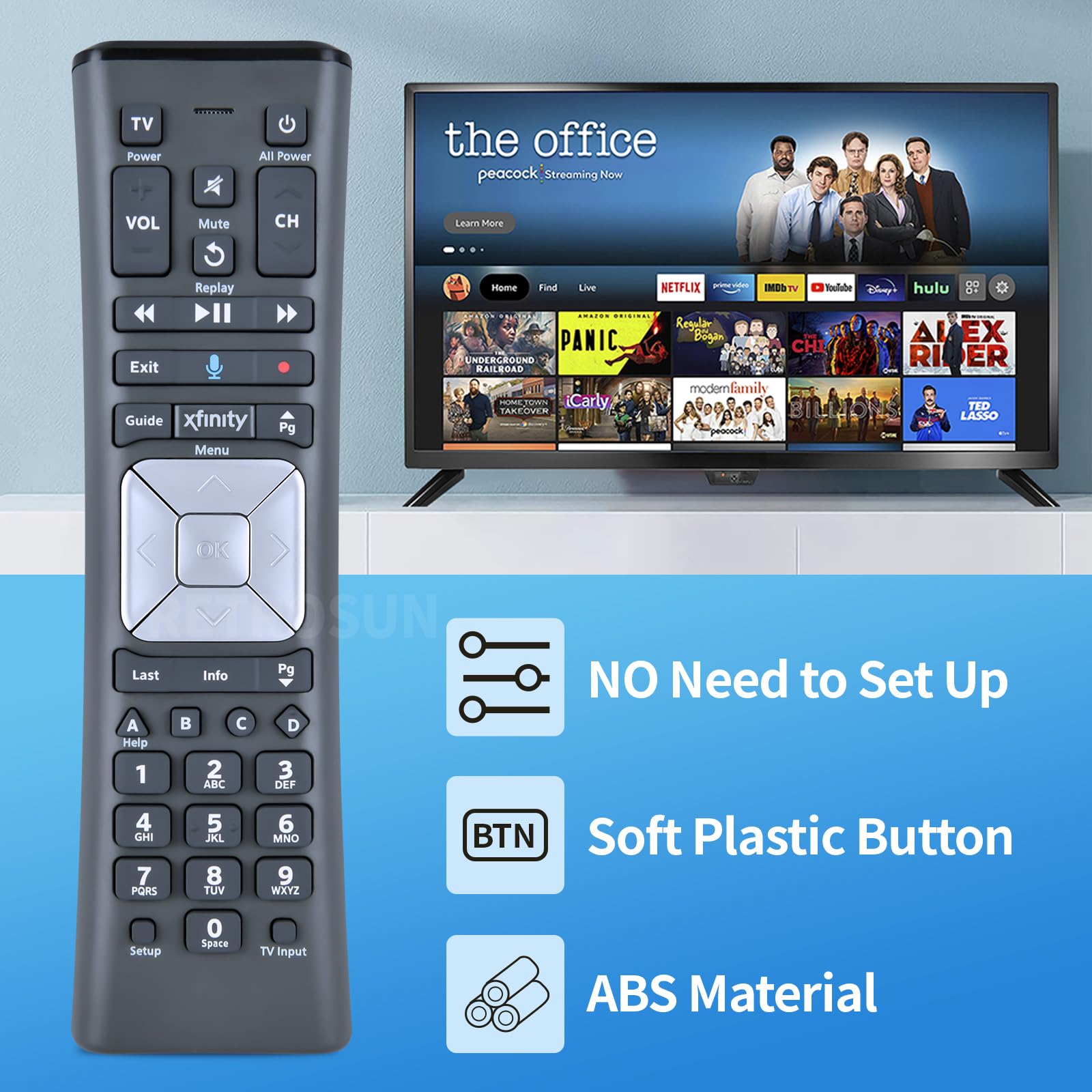 Snapklik.com : New Backlit XR11 Premium Voice Replacement Remote