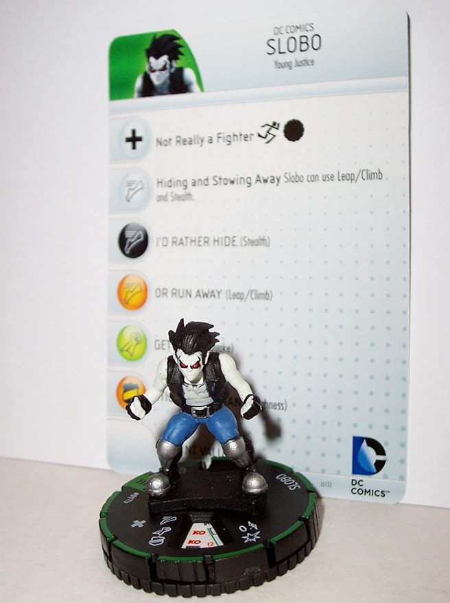 Amazon.com: HeroClix DC Teen Titans #017b Slobo (Prime) Figure with ...