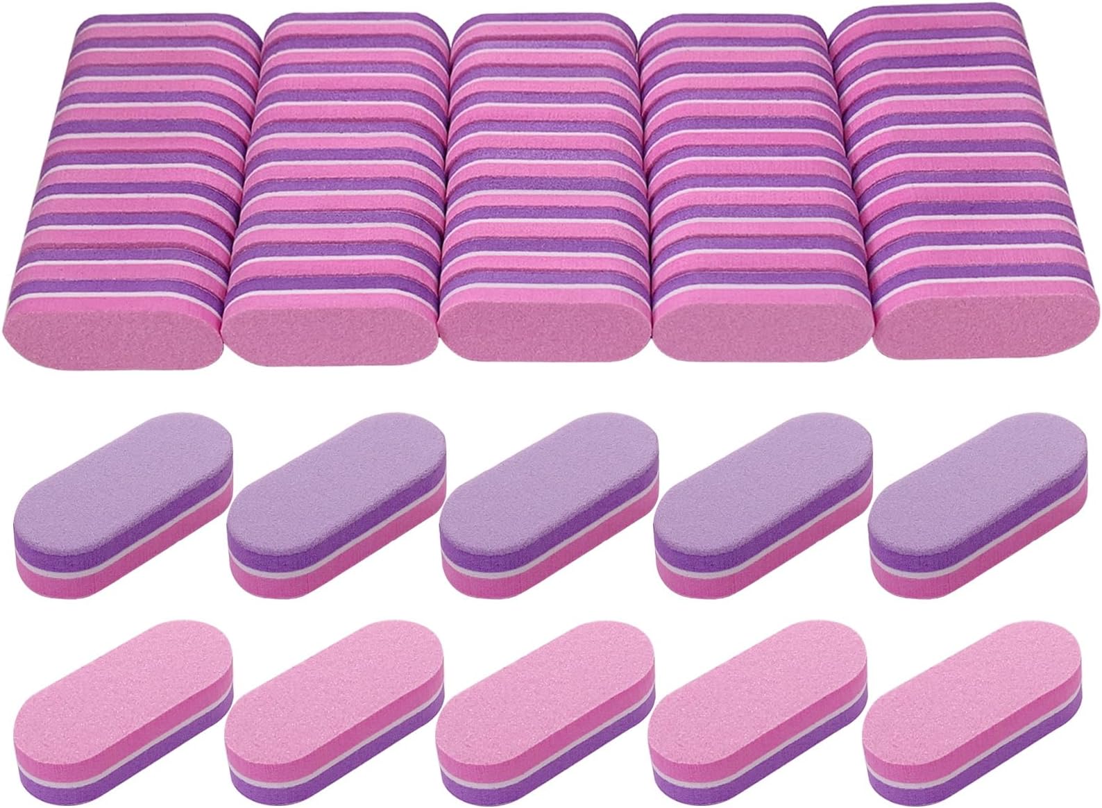 Amazon.com : Yuanchu 40Pcs Nail File and Orange Sticks Set, Mini Nail ...