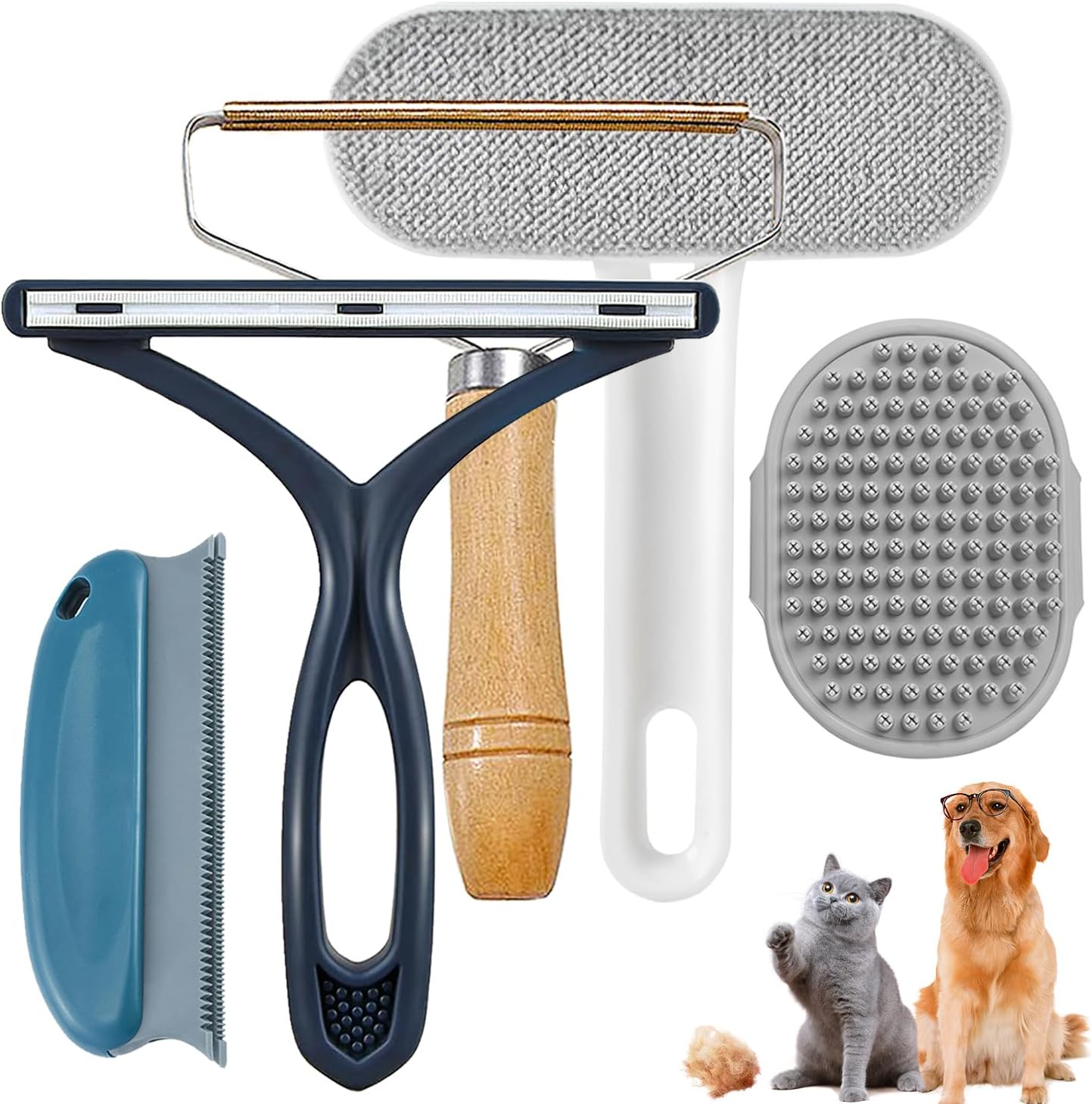 Amazon.com: Pet Hair Remover Set - Carpet Rake for Pet Hair Removal ...