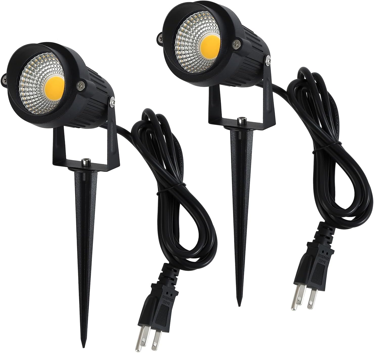 Lorrtta Landscape Lighting, 5W Spotlight Outdoor, 3000K Warm White LED ...