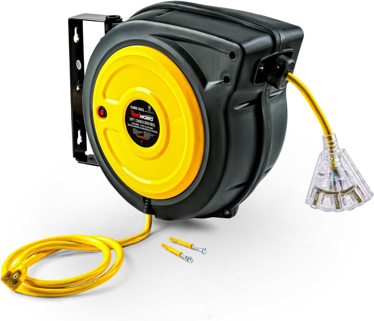 Sealey Crm10 Cable Reel System Retractable 10Mtr 2 X 230V Socket ...