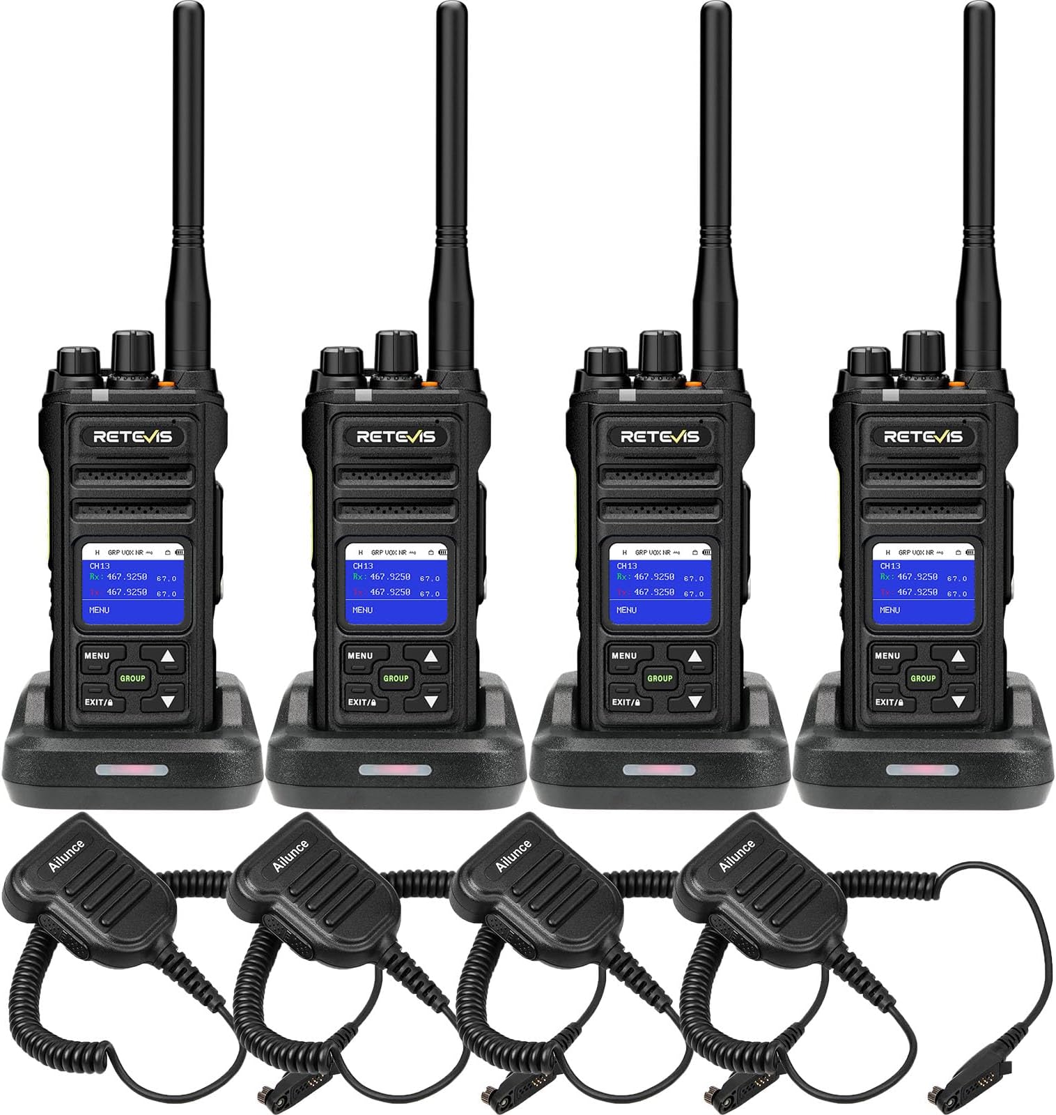Amazon.com: Midland GXT3000 GMRS Handheld Walkie Talkies Long Range ...