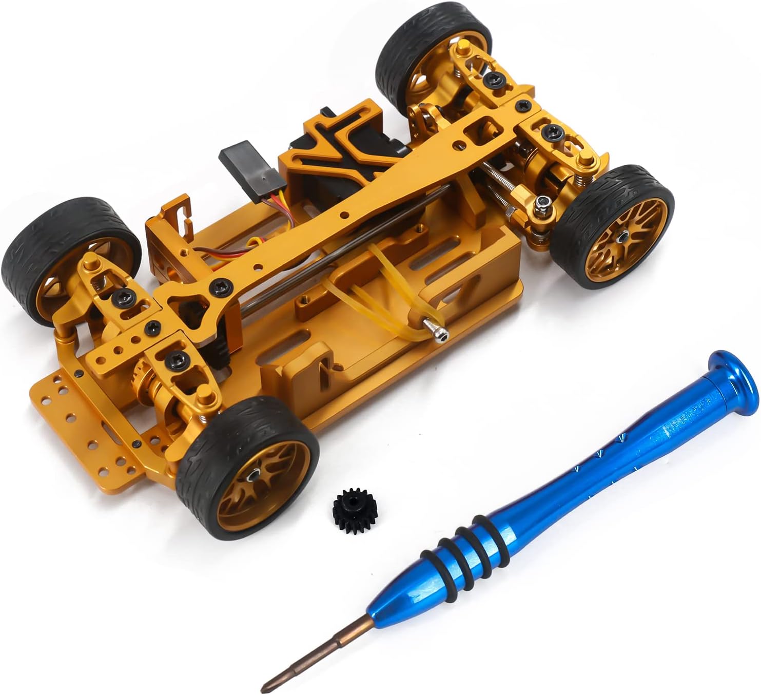 Amazon.com: Abendor New Upgrate MINI-Q 1:28 Rc Car Frame, Aluminium ...