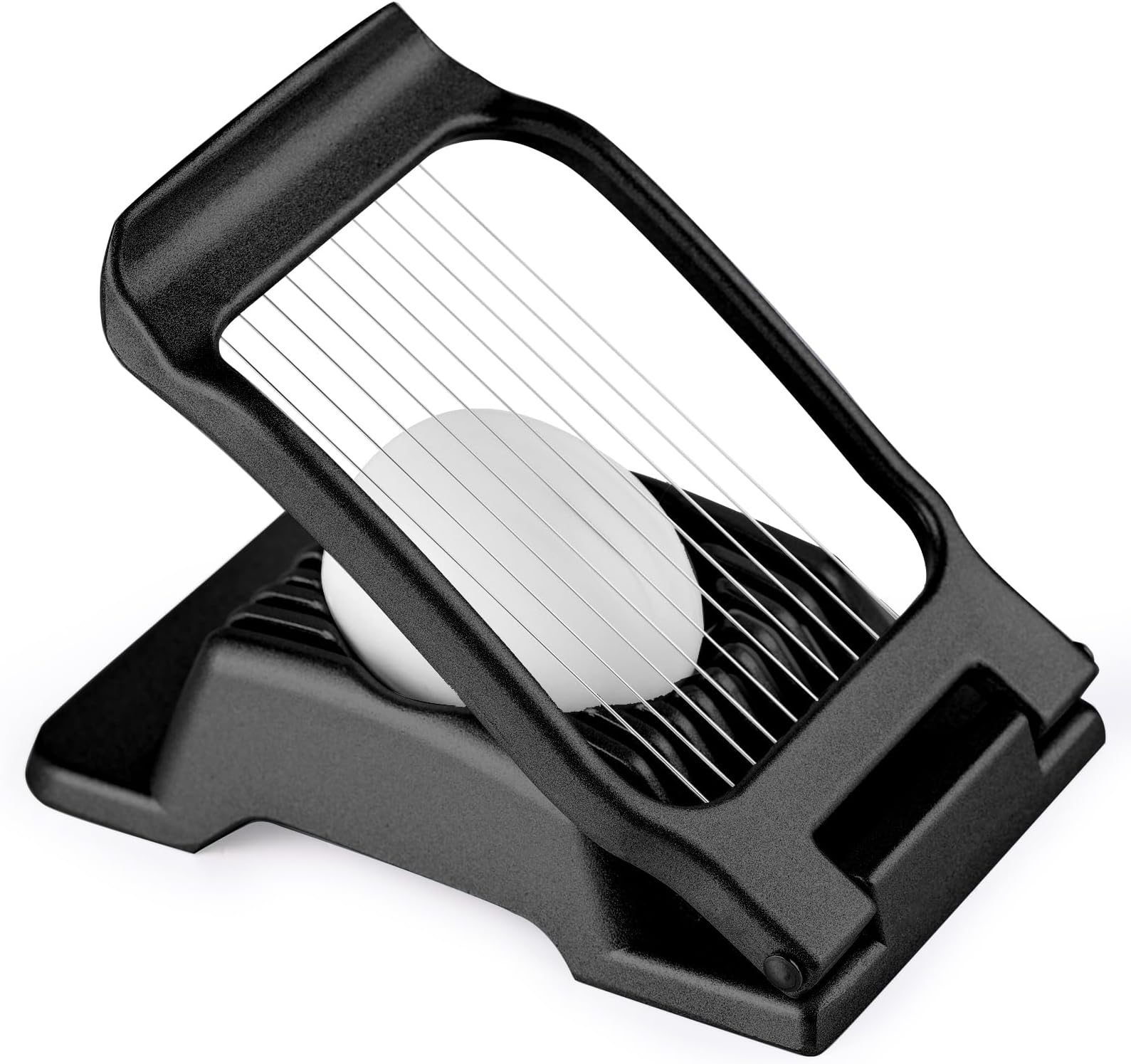 Amazon.com: Slicer for Hard Boiled Eggs, Stainless Steel Wire, Heavy ...