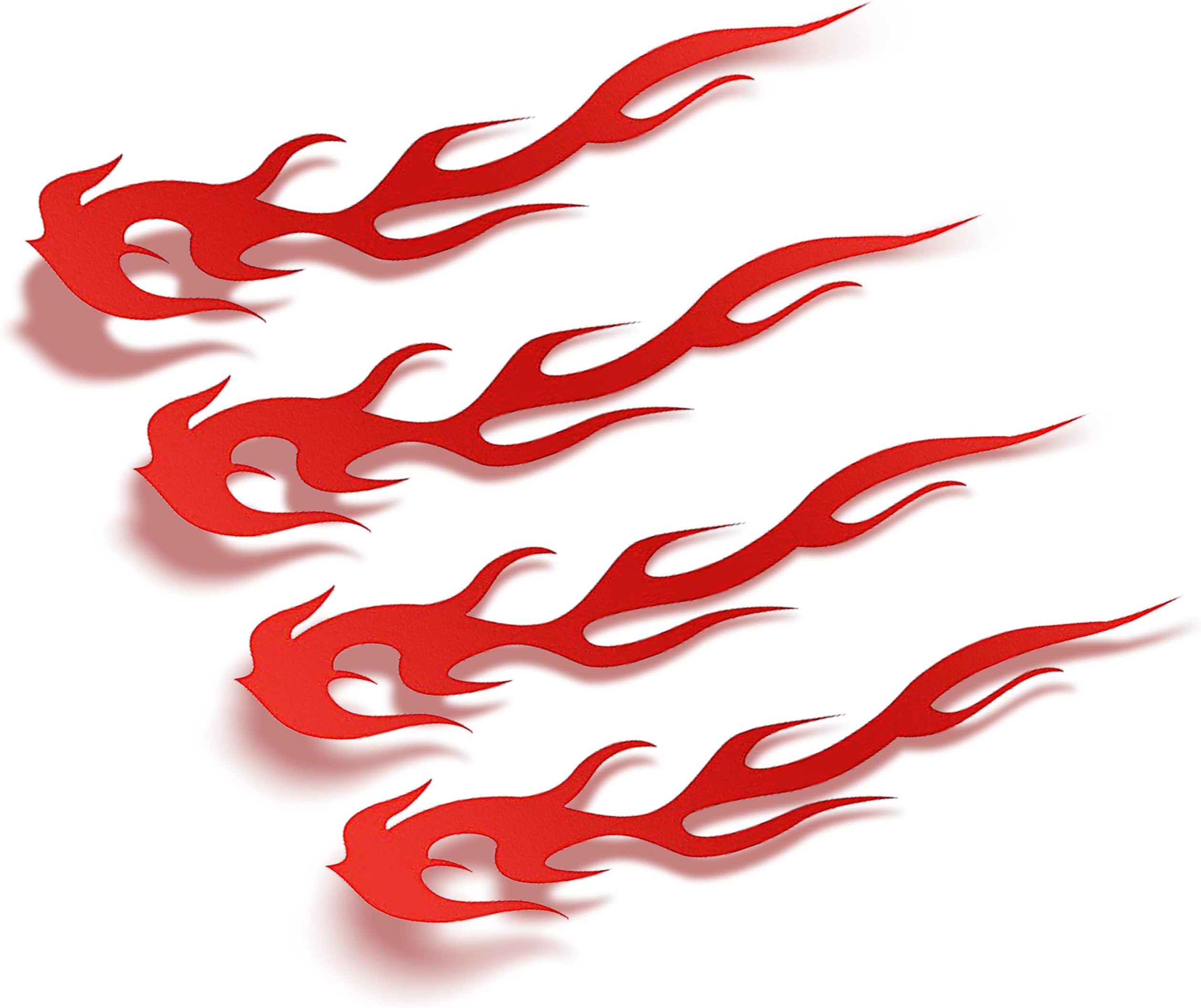 Amazon.com - StickersEye Red Hot Rod Flame Fire Tribal Retro Decals ...