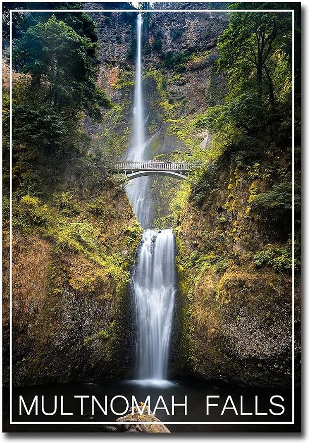Amazon.com: Multnomah Falls, Columbia River Gorge, Multnomah County ...
