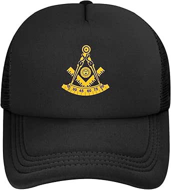 Past Master Masonic Emblem Solid Mesh Baseball Cap Exudes Charm at ...