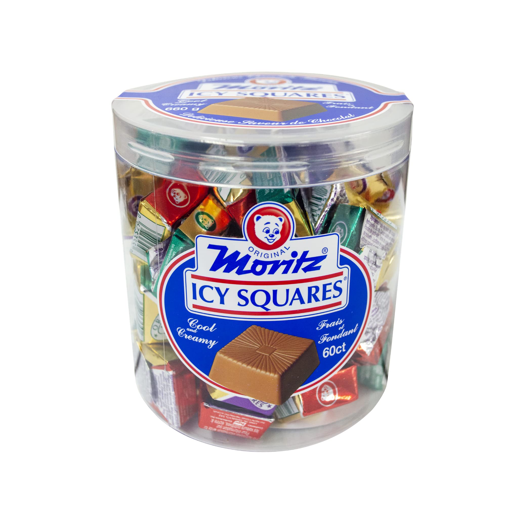 Moritz Icy Squares, Cool & Creamy Chocolatey Squares, Tub of 660 g (60 ...