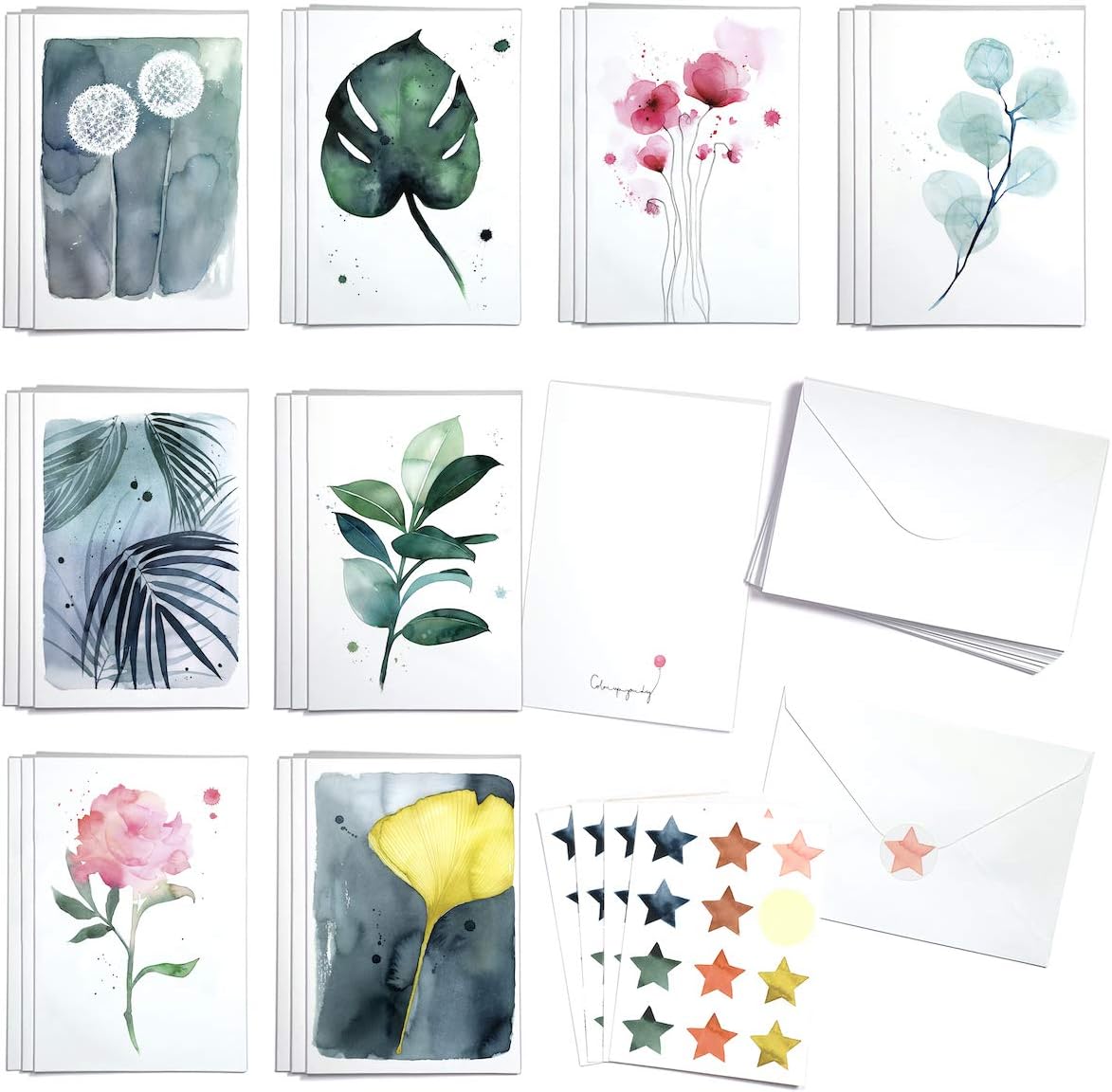 Marimekko Notes: 20 Different Unikko Notecards and Envelopes: Greeting ...