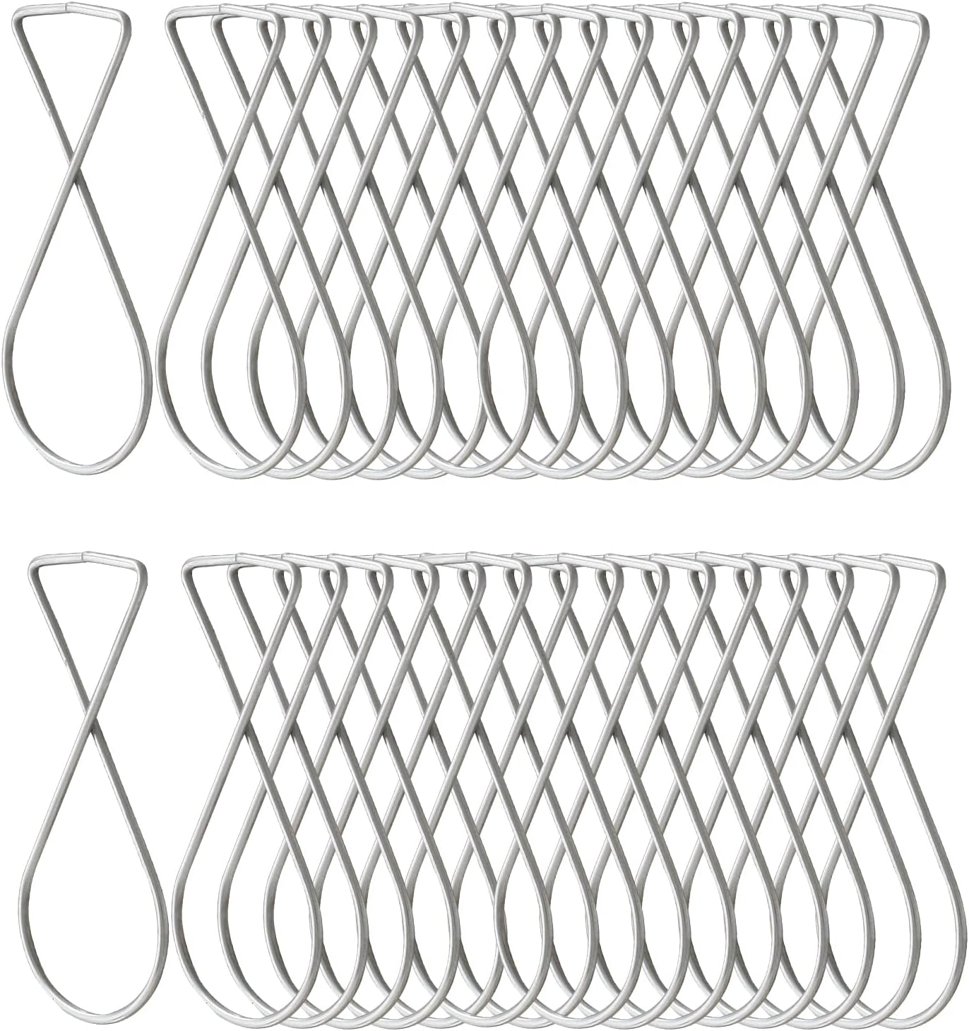Amazon.com: 80 Pack Ceiling Hook Clips, Drop Ceiling Hooks, Grid ...