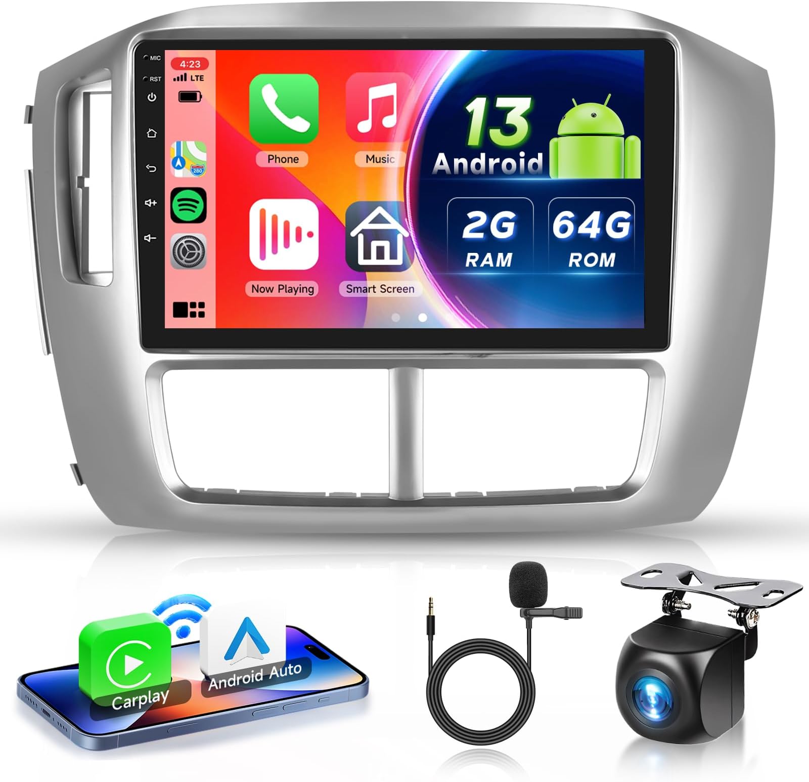 Amazon.com: 2G+64G Android 13 Car Stereo for Honda Pilot 2006 2007 2008 ...