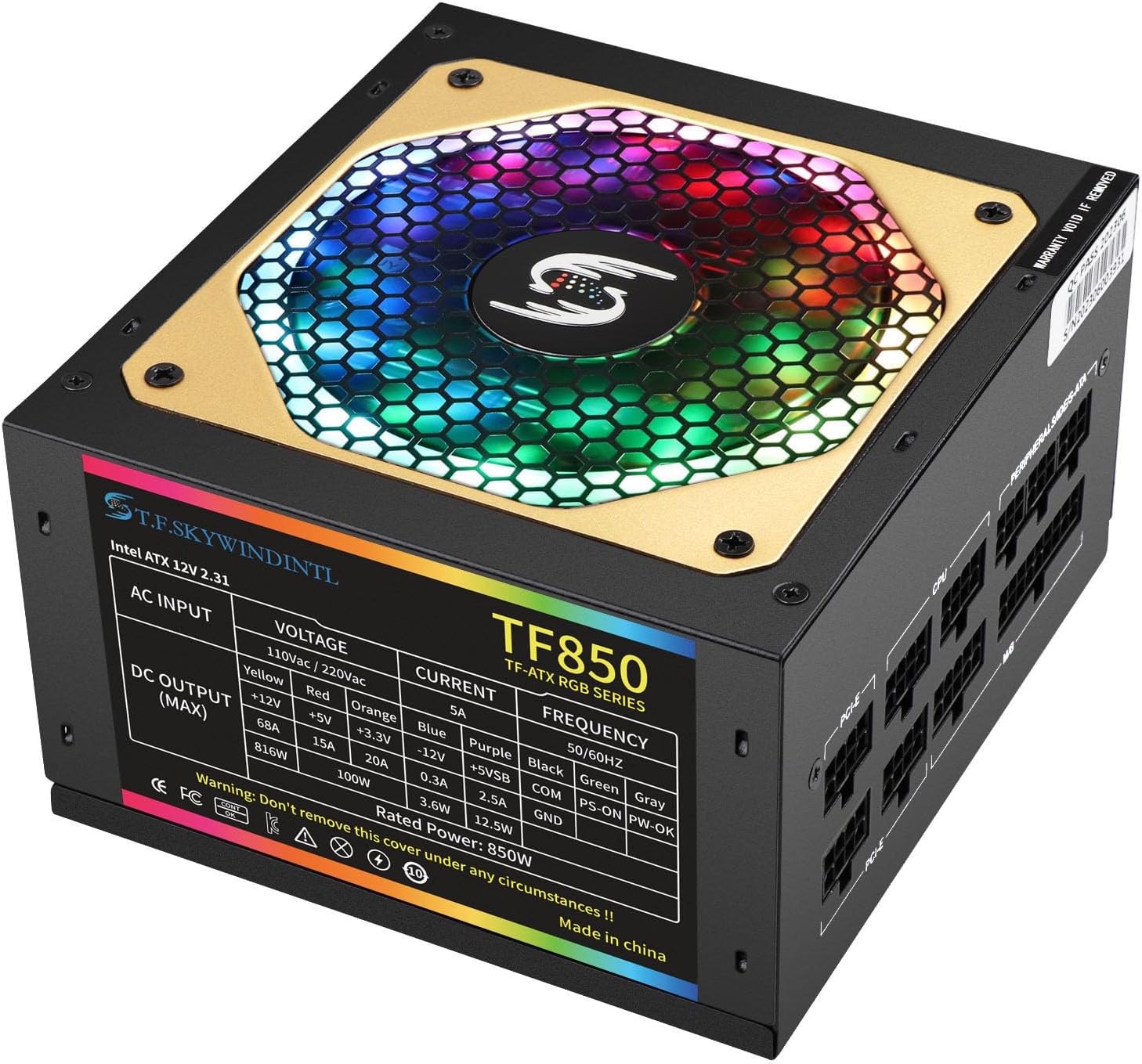 Amazon.com: CORSAIR CV Series™, CV750, 750 Watt, 80 PLUS Bronze ATX ...