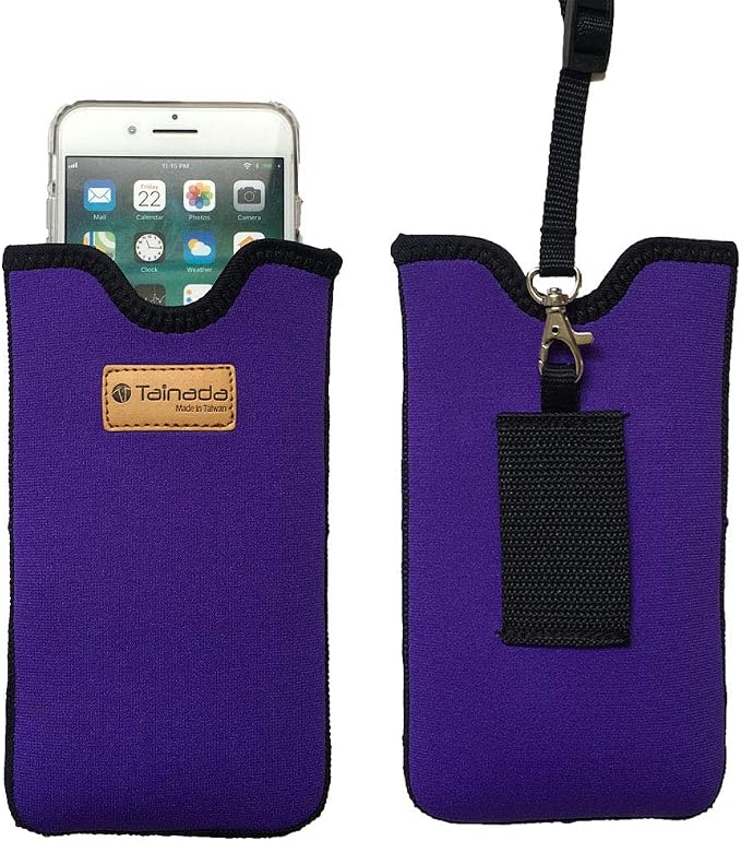 Amazon.com: Tainada Men Women Neoprene Shockproof Phone Sleeve Pouch ...