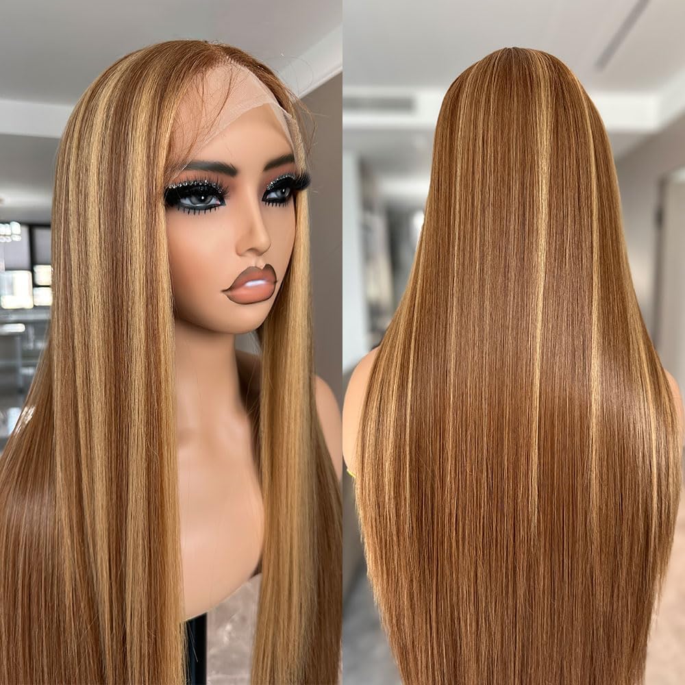 Amazon.com: ZAVIDE 12 Inch Pre Plucked Glueless Head Band Wigs Pre ...