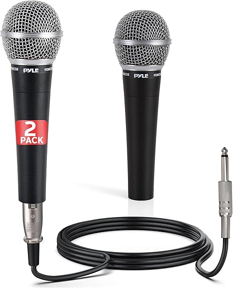 Amazon.com: Pyle Professional Dynamic Microphone - 2-Pack ...