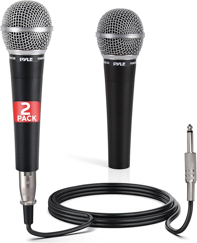 Amazon.com: Pyle Professional Dynamic Microphone - 2-Pack ...