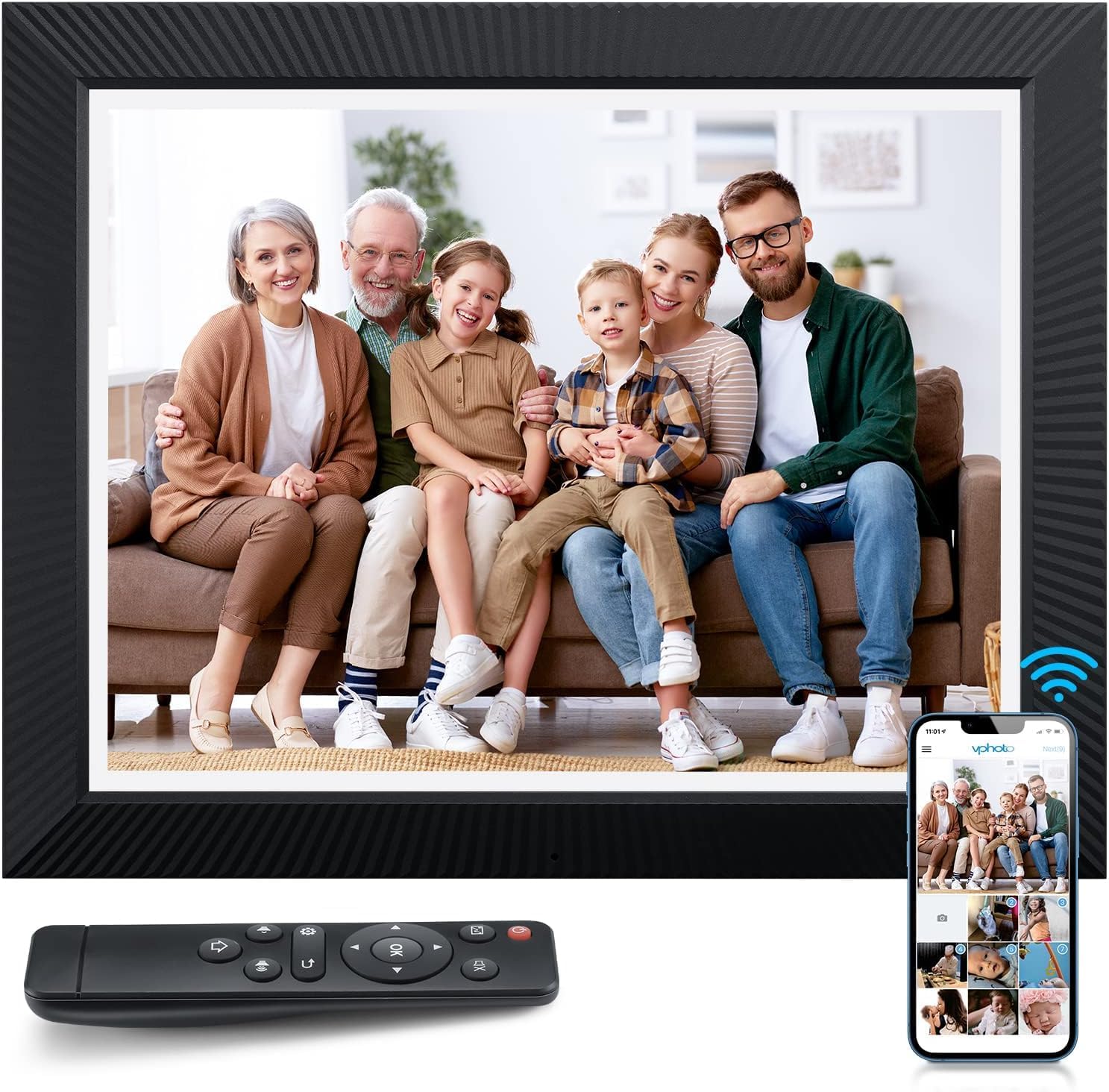 Amazon.com : Kodak 14.1 Inch Smart WiFi Digital Picture Frame 1920x1080 ...