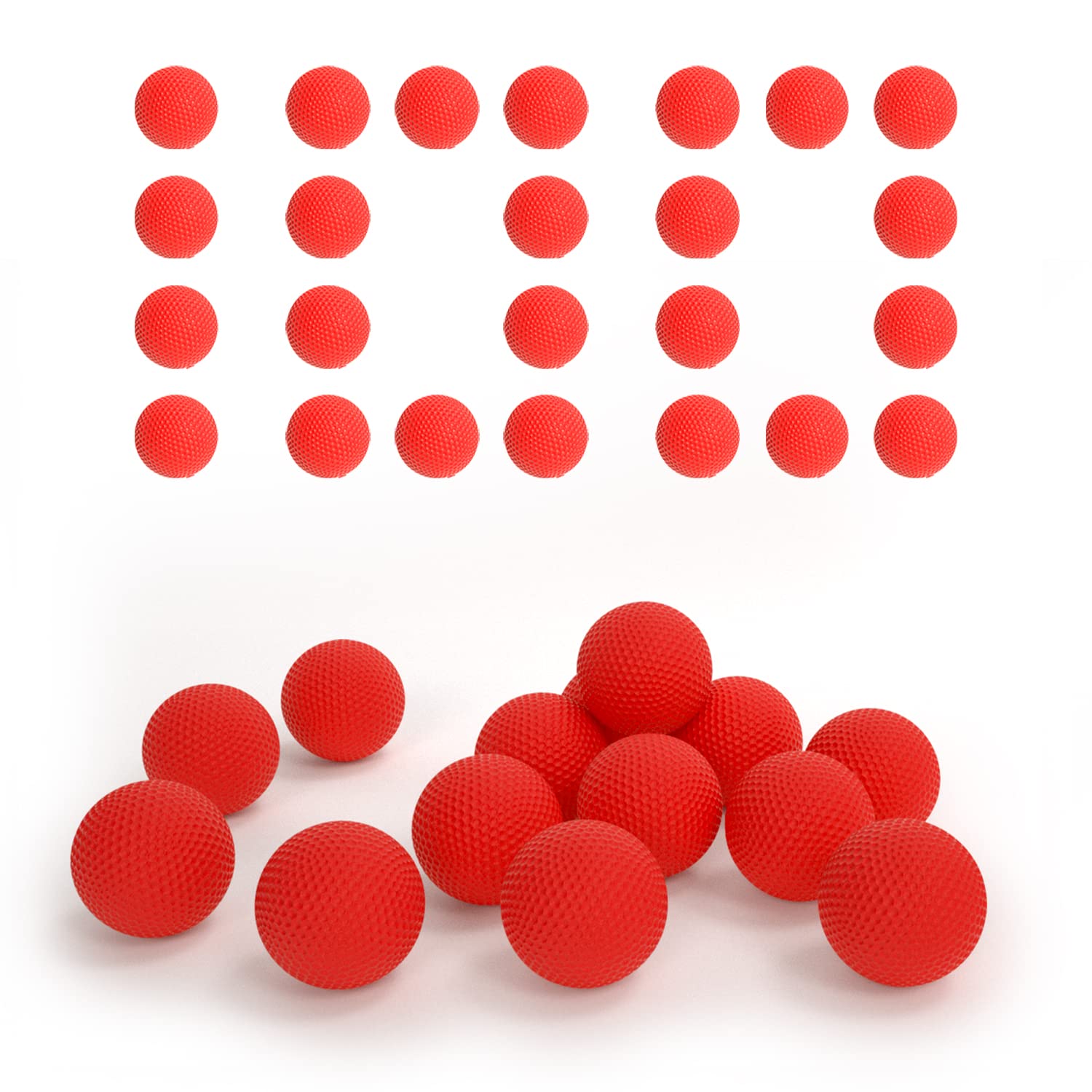 EKIND 100 Rounds Bulk Refill Ammo Bullet Balls Compatible for Nerf ...