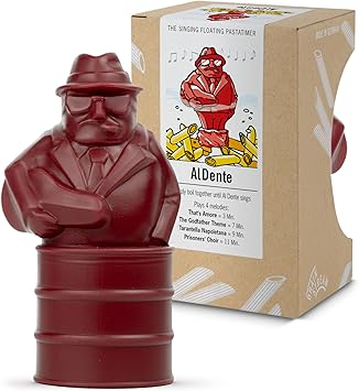 Amazon.com: Al Dente Red - The Singing Floating Pasta Timer: Will Sing ...