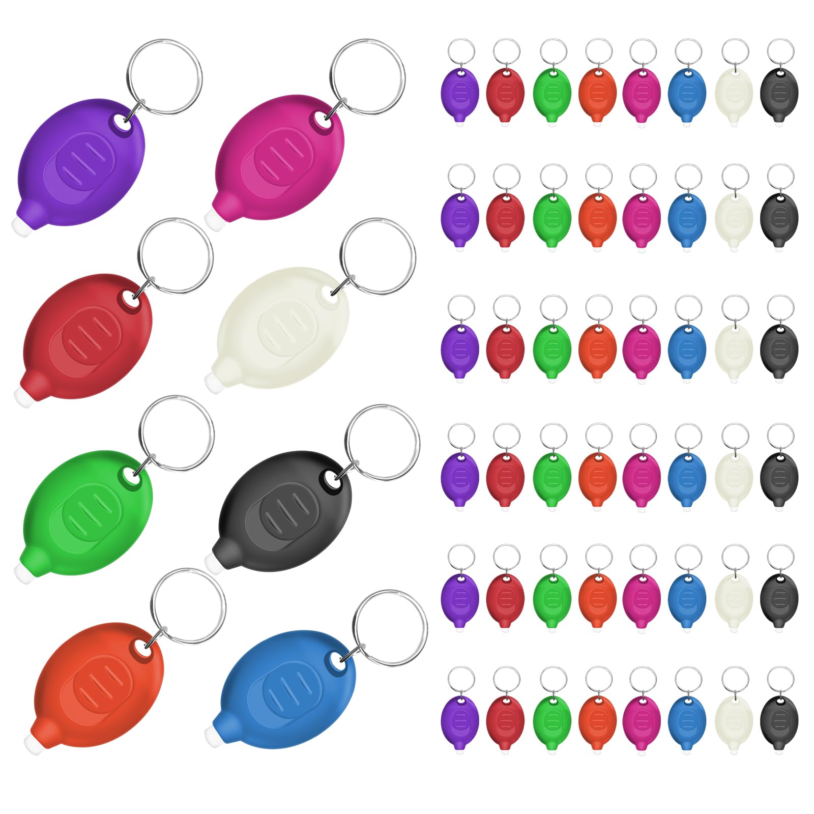 Daemson Mini LED Keychain Flashlights Ultra Bright and Compact Portable ...