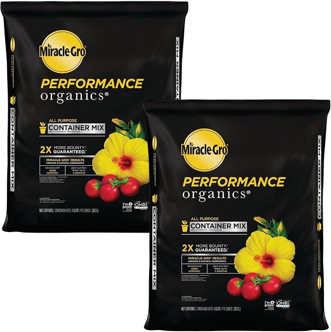 Amazon.com : Miracle-Gro 2 Pack Performance Organics All Purpose ...