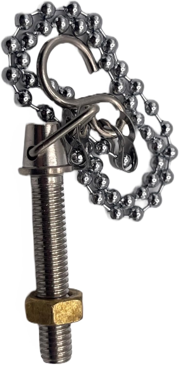 Chrome Replacement Bath Sink Basin Ball Chain Stay 450mm 300mm 280mm ...