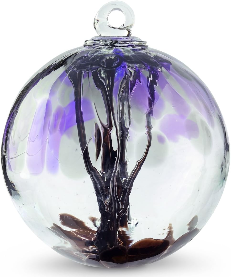 Amazon.com: 7 x 6 Inch Garden Hanging Gazing Ball Decorative Witch Ball ...