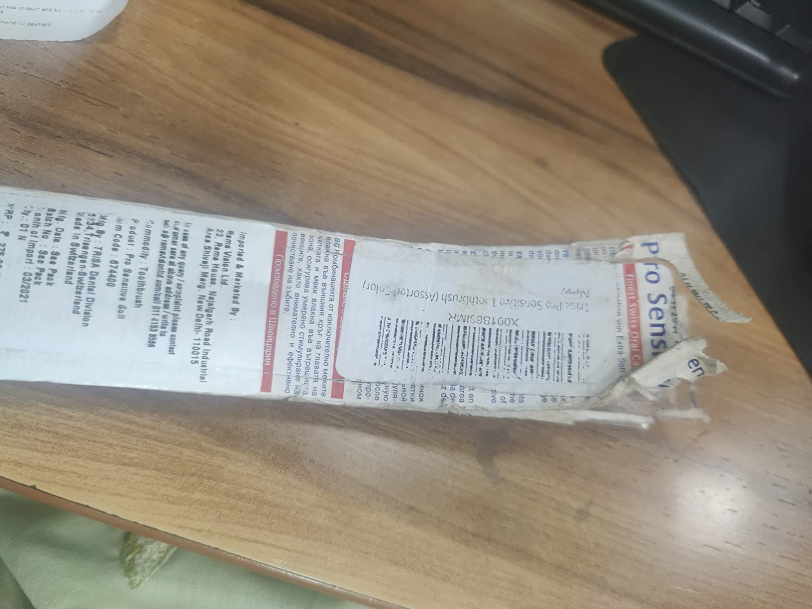 Buy Trisa Pro Sensitive Toothbrush (Assorted Color) Online at Low ...