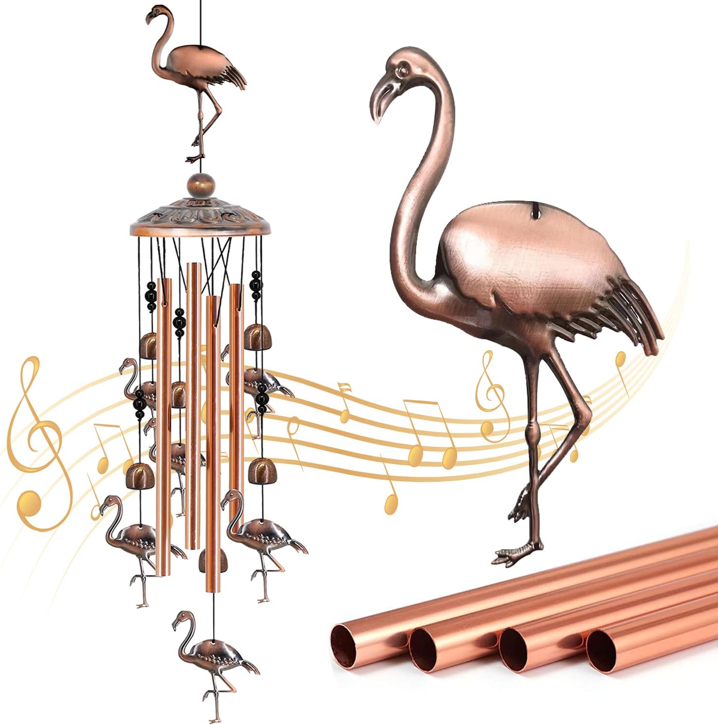 Amazon.com : Wind Chimes for Outside Flamingo Gifts for Women Flamingo ...