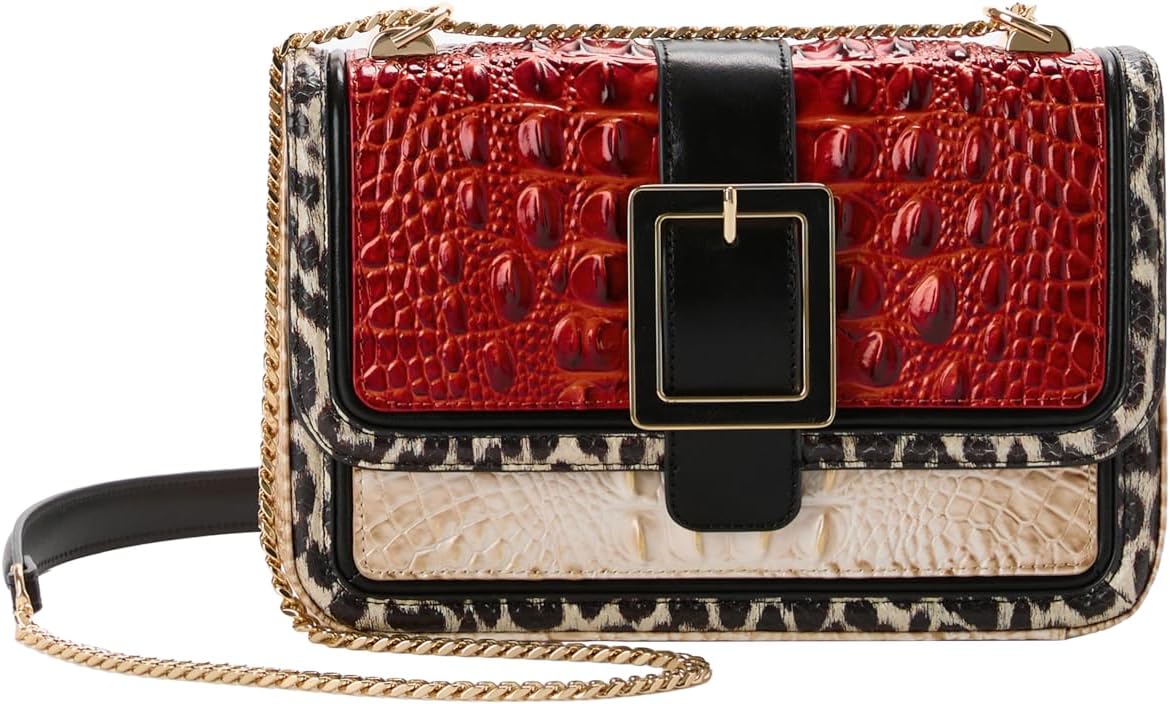 BRAHMIN Rosalie - Radiant Red Solarium: Handbags: Amazon.com