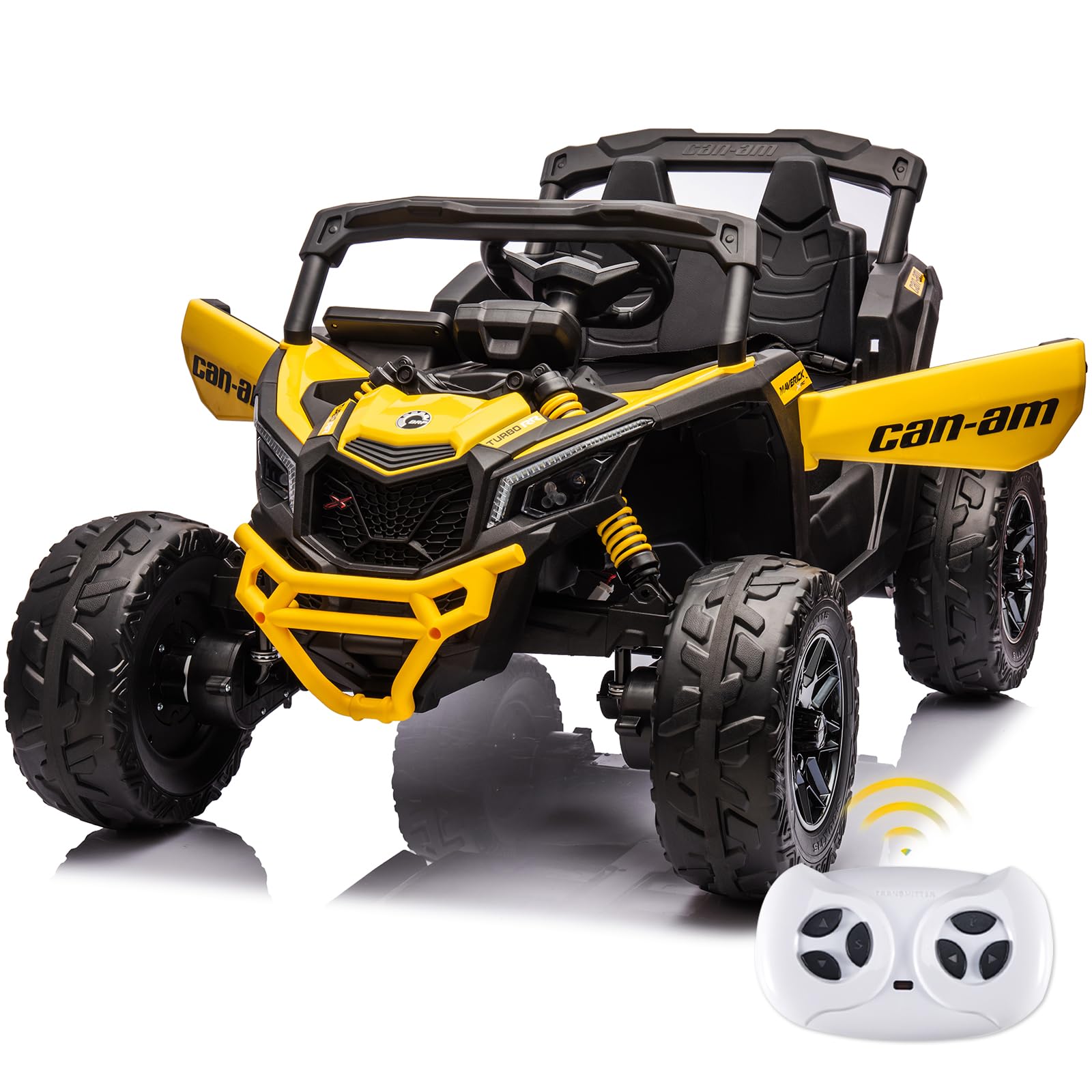 Snapklik.com : 24V Ride On Toys - UTV For Kids, 2 Seats Remote Control ...
