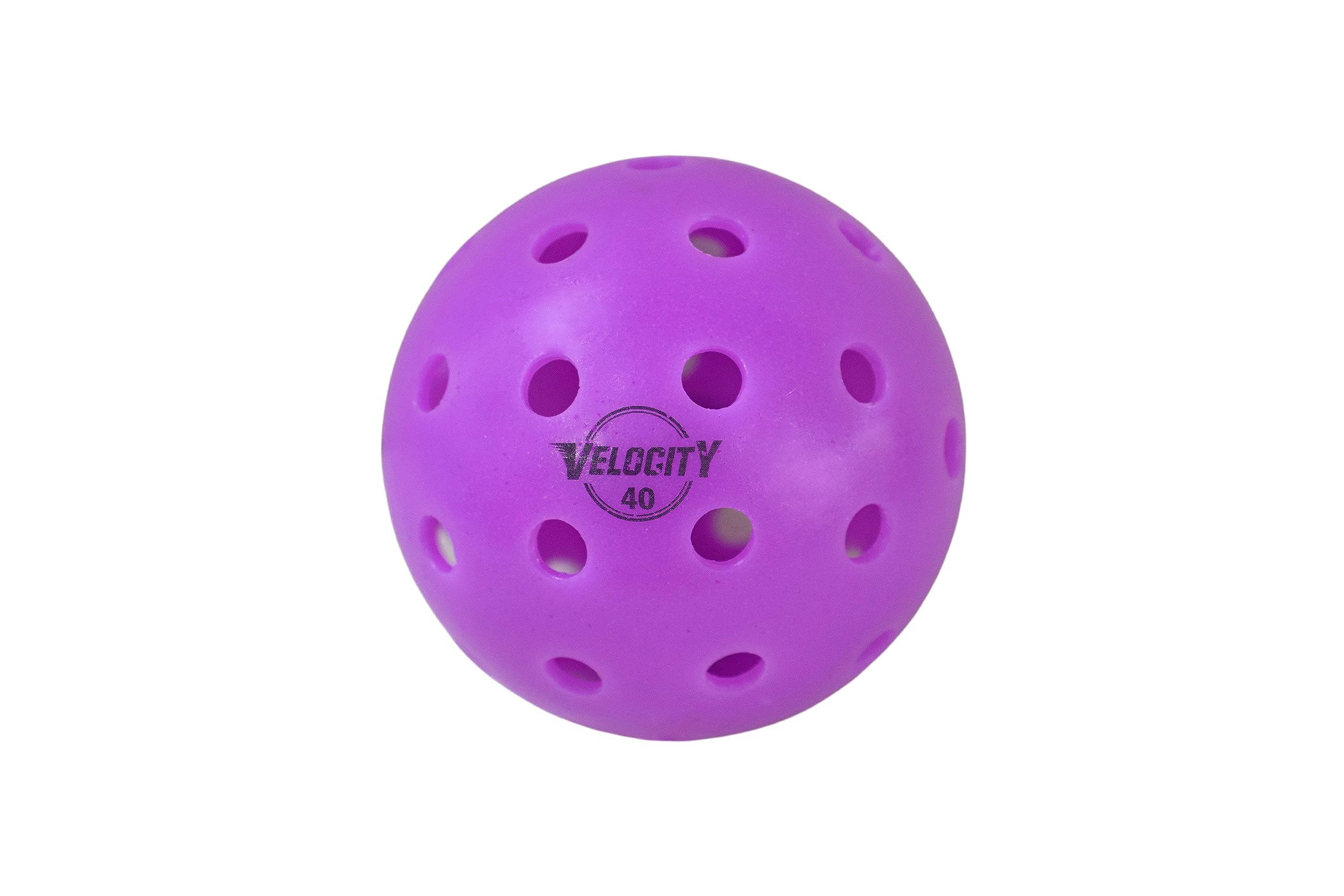 Snapklik.com : Velocity Outdoor Pickleball Balls, 12 Pack In Purple