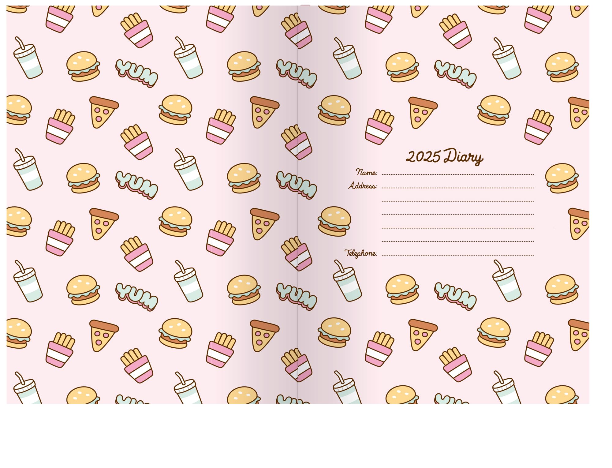 Pyramid International PUSHEEN 2025 A5 Diary Trendy DTP Design with ...