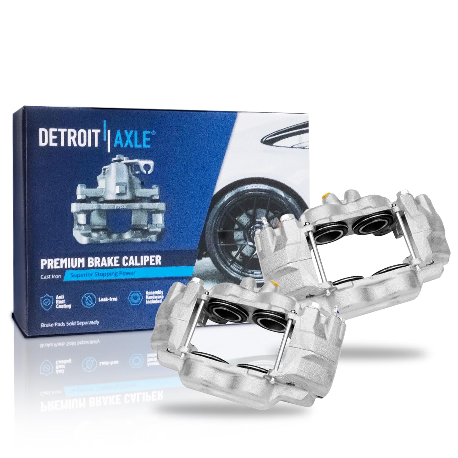Amazon.com: Detroit Axle - Front Brake Calipers for 2003-2009 Toyota ...