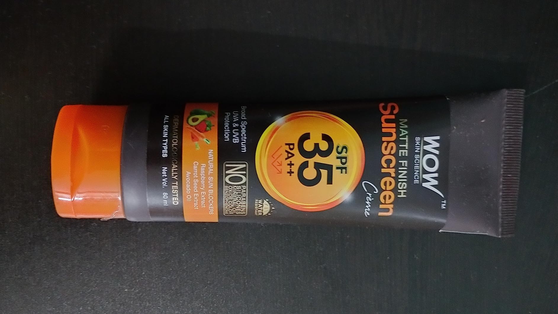 WOW Skin Science Sunscreen SPF 35 PA++ Matte Finish | Quick Absorption ...