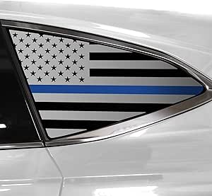 Amazon.com: BOGAR TECH DESIGNS Precut Quarter Window American Flag ...