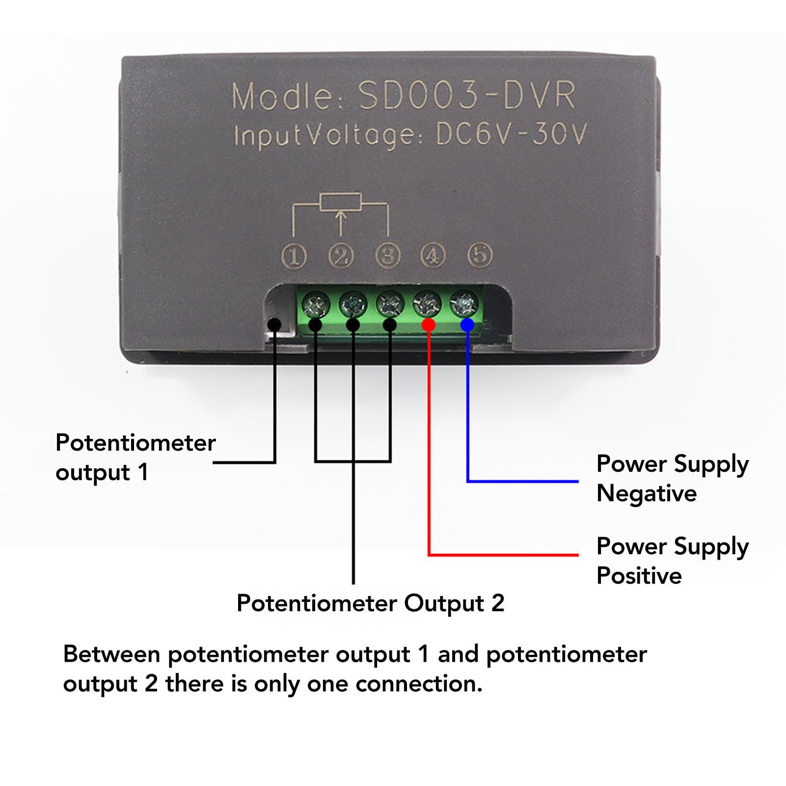 4 Digit DC Potentiometer Battery-Powered DC Motor Speed Controller ...