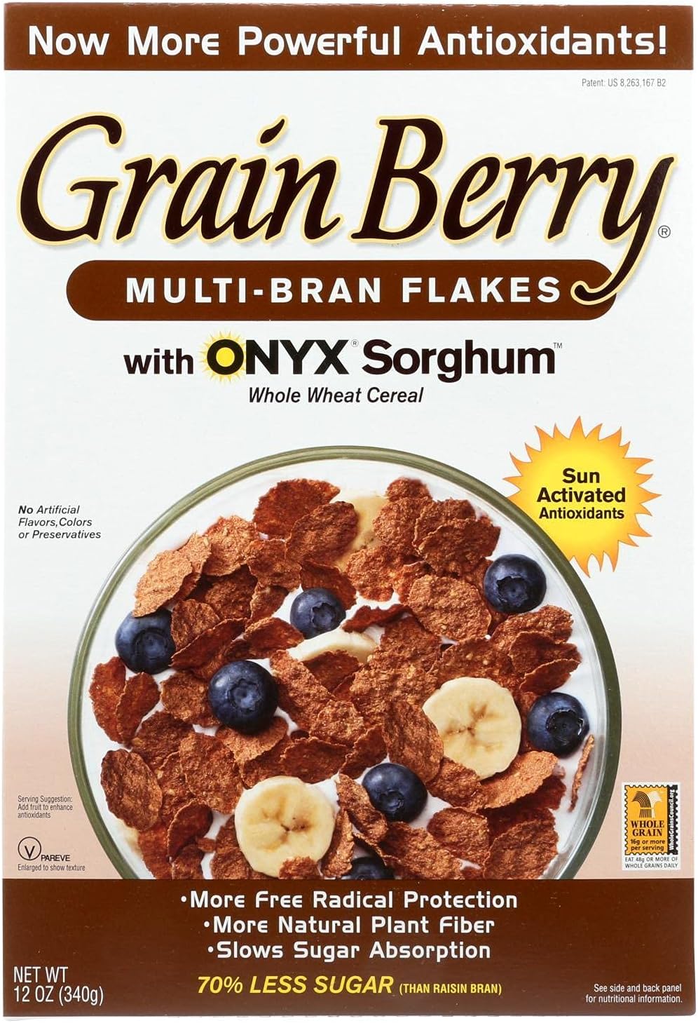 Amazon.com: Grain Berry Multi-Bran Flakes w/ONYX Sorghum - 2 Pack (24 ...